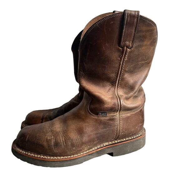 Justin’s | Shoes | Justins Work Boots Boots Style 444 Size 2d | Poshmark